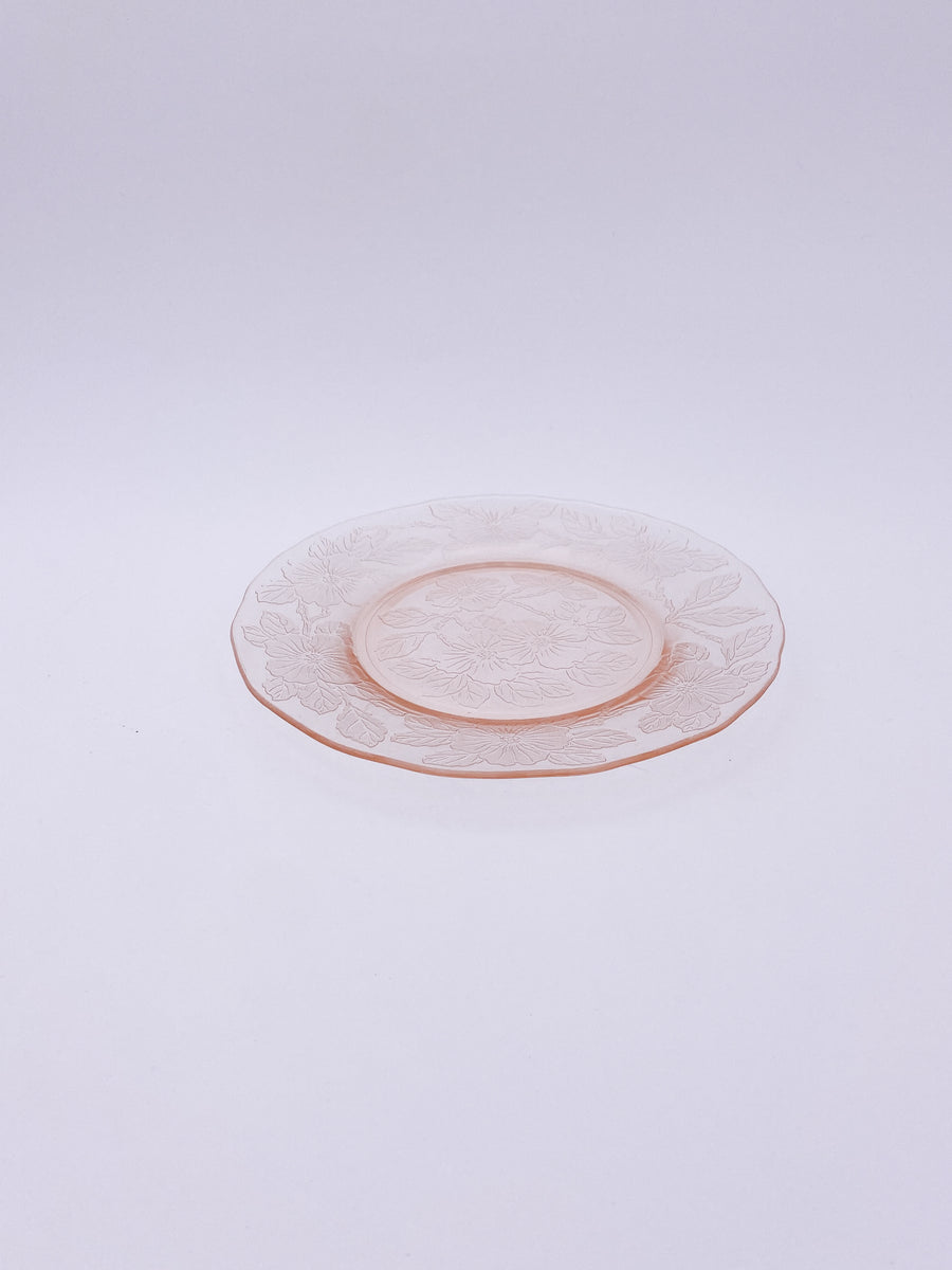 Pink Floral Plate – Objects Inanimate