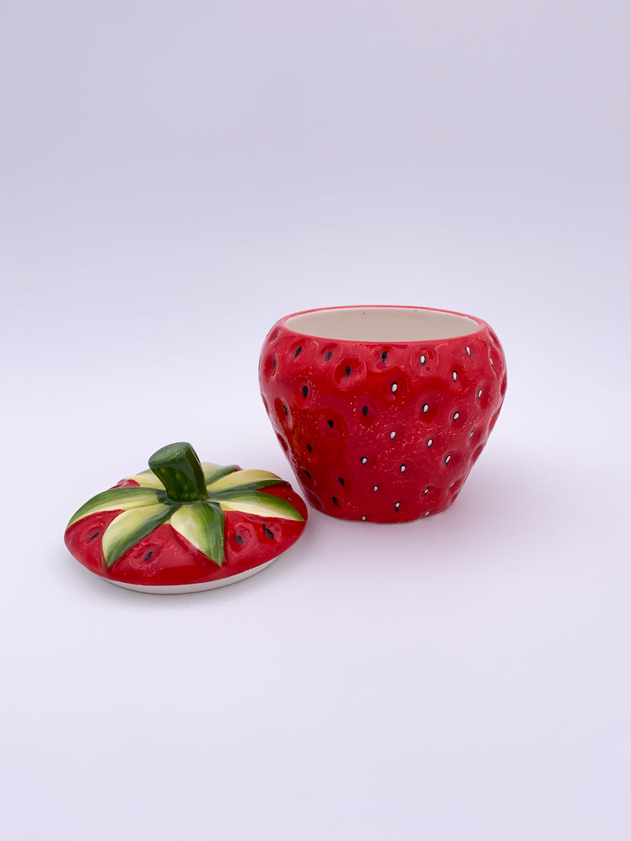 Strawberry Ceramic Jar – Objects Inanimate
